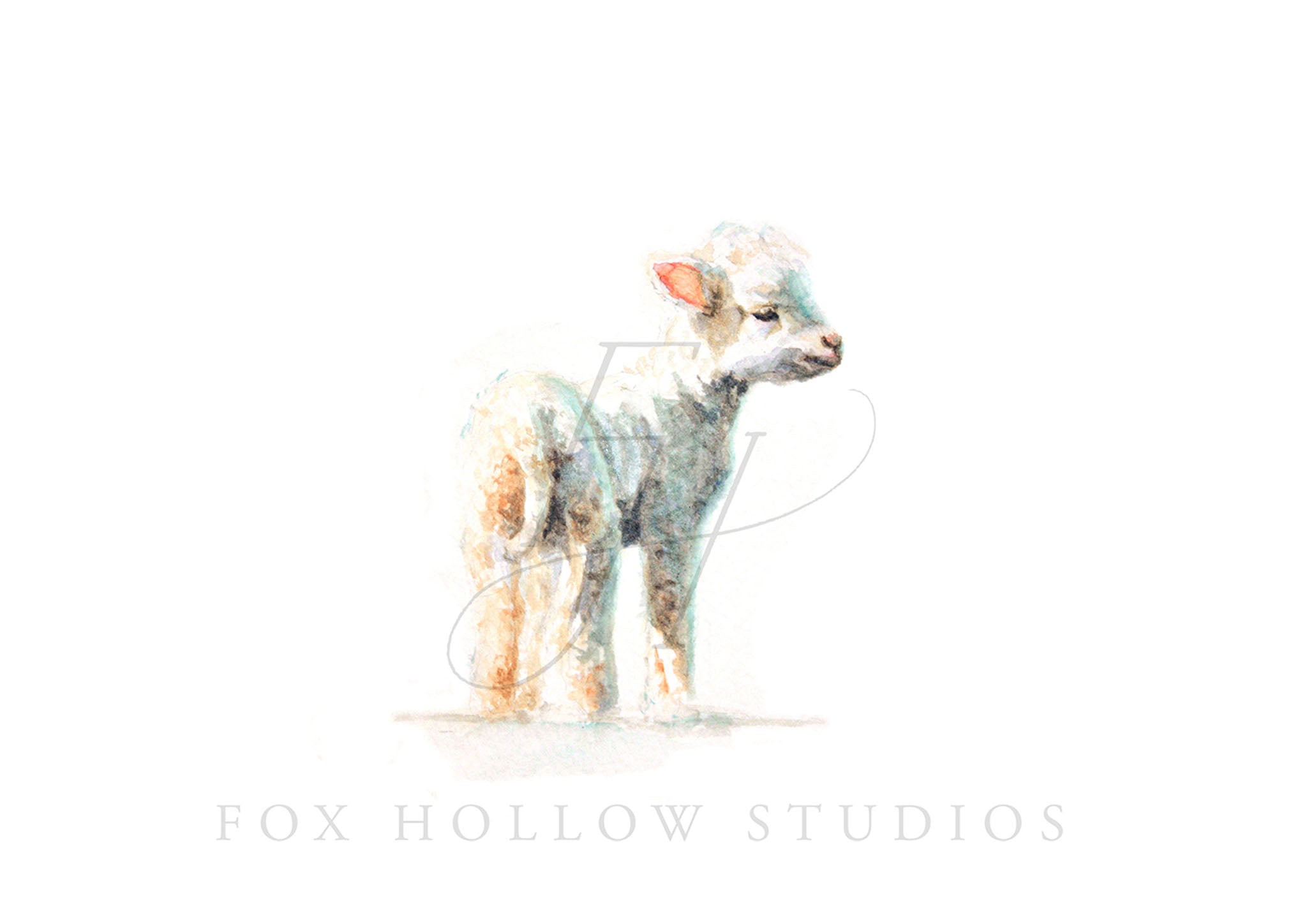 Lamb No. 1 Art Print | Made in the USA | Fox Hollow Studios – Tabitha Paige